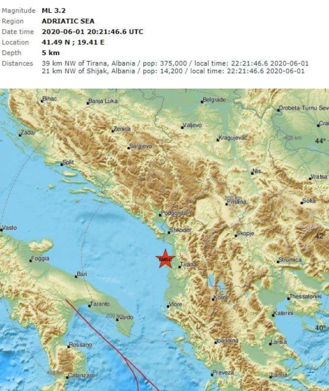 Tërmet në Tiranë dhe Durrës – Epoka e Re Tërmet në Tiranë dhe Durrës – Epoka e Re