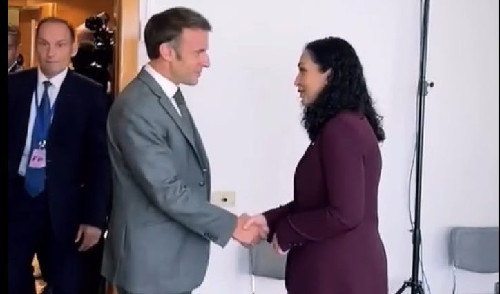 Presidentja Osmani takohet me homologun francez – Epoka e Re Presidentja Osmani takohet me homologun francez – Epoka e Re
