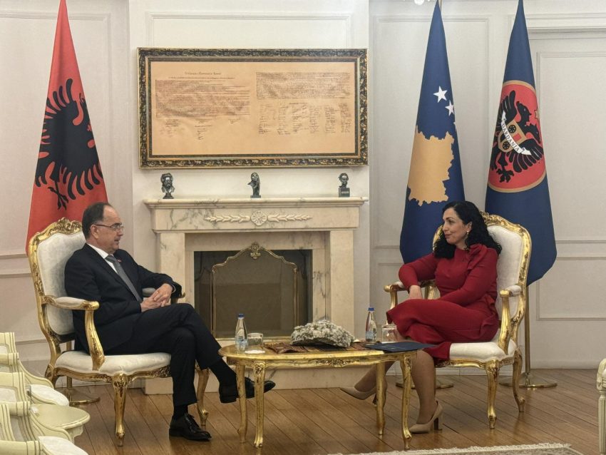 Presidentja Osmani takohet me homologun nga Shqipëria – Epoka e Re Presidentja Osmani takohet me homologun nga Shqipëria – Epoka e Re