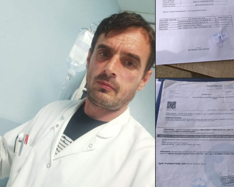 Kërkohet ndihmë për shërim jashtë vendit për infermierin nga Klina ...