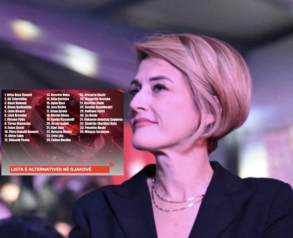 Mimoza Kusari publikon listën e kandidatëve për Asamblenë e Gjakovës ...