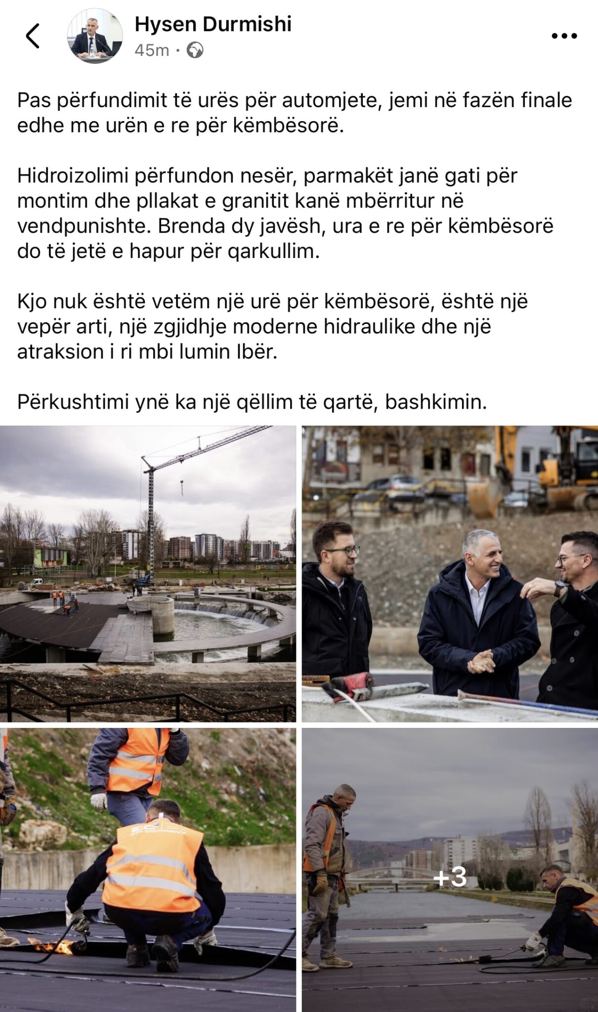 Hysen Durmishi për urën mbi Ibër: “Kjo nuk është vetëm një urë për ...